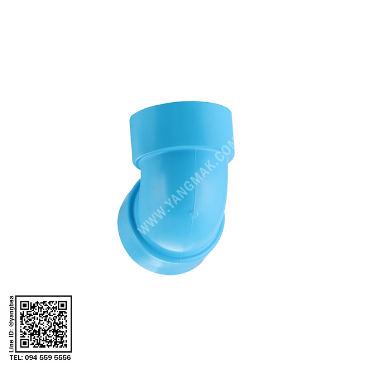 ข้องอ 90 องศา แบบบาง SCG 10 นิ้ว (250 มม.) สีฟ้า PVC รุ่น ELBOW 90-DR B250 SCG - บริษัท ยังเบี๊ ...