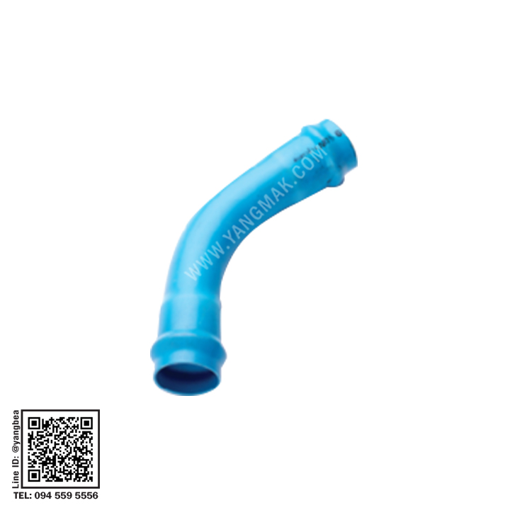 ข้อโค้ง PVC แหวนยาง 2 ด้าน 2 นิ้ว (55 มม.) 45 องศา SCG รุ่น BEND 45 SRR ES 2 B 55 SCG - บริษัท ...