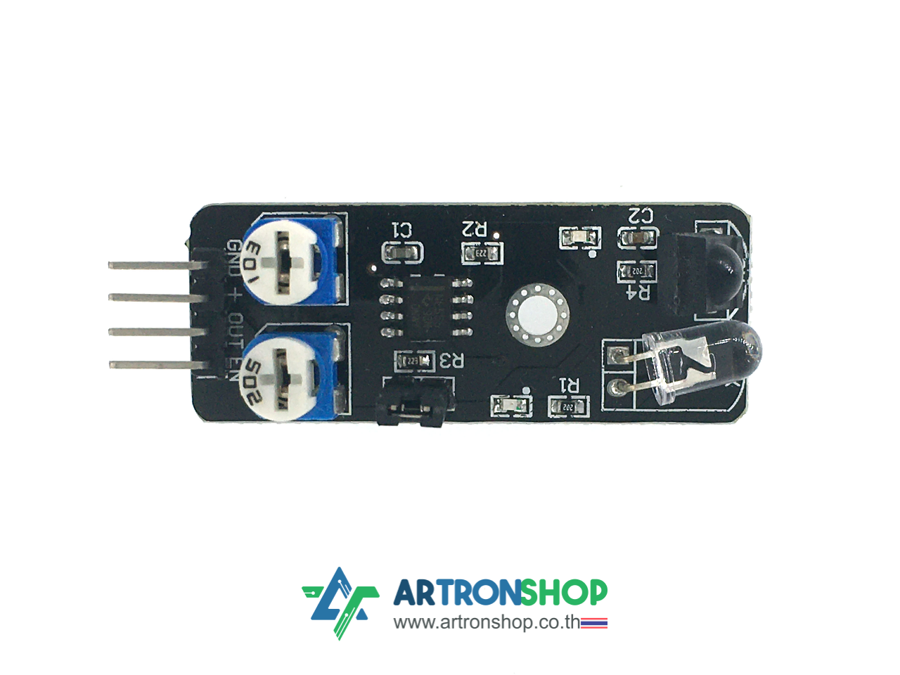 Infrared IR Sensor Obstacle Avoidance Sensor - ArtronShop บอร์ดอิเล็กทรอนิกส์ Arduino ESP32 ...