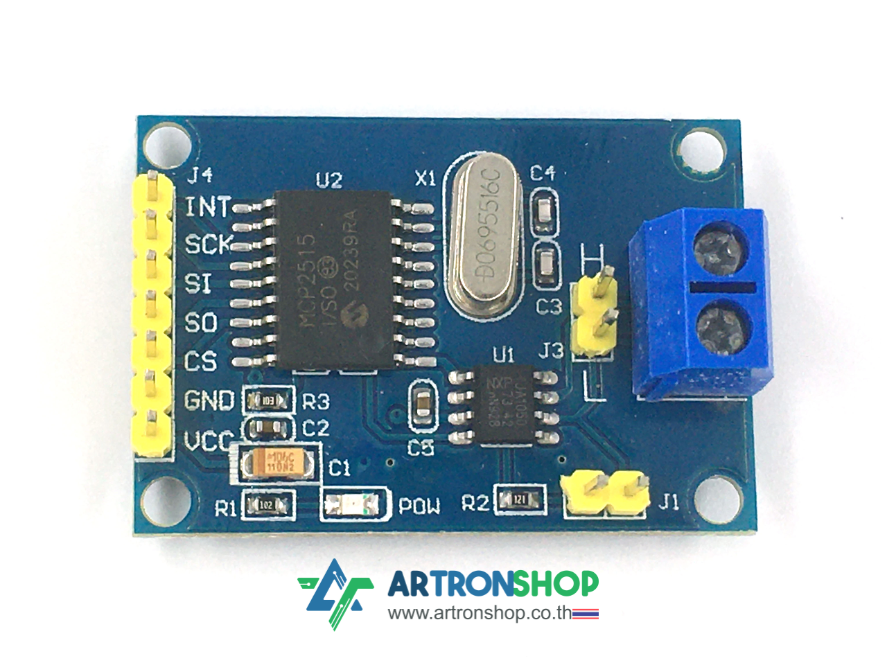 MCP2515 SPI CAN Bus Controller and Driver Module - ArtronShop บอร์ดอิเล็กทรอนิกส์ Arduino ESP32 ...