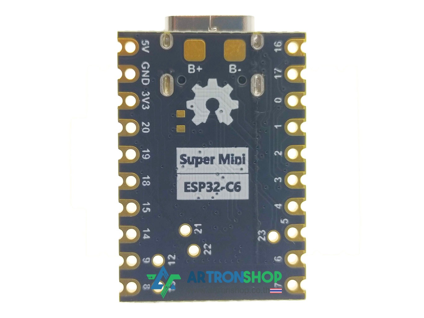 Esp32 C6 Super Mini บอร์ดพัฒนา Esp32 C6 จิ๋ว รองรับ Wifi Bluetooth