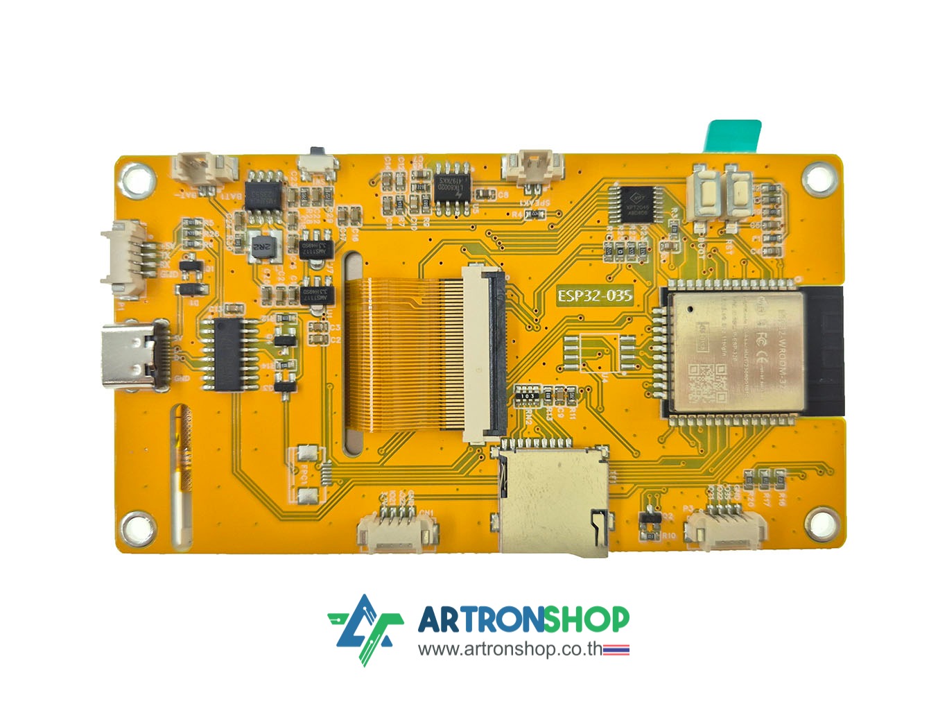 บอร์ด ESP32 พร้อมจอ 3.5 นิ้ว ทัช Resistive ESP32-035 - ArtronShop บอร์ดอิเล็กทรอนิกส์ Arduino ...