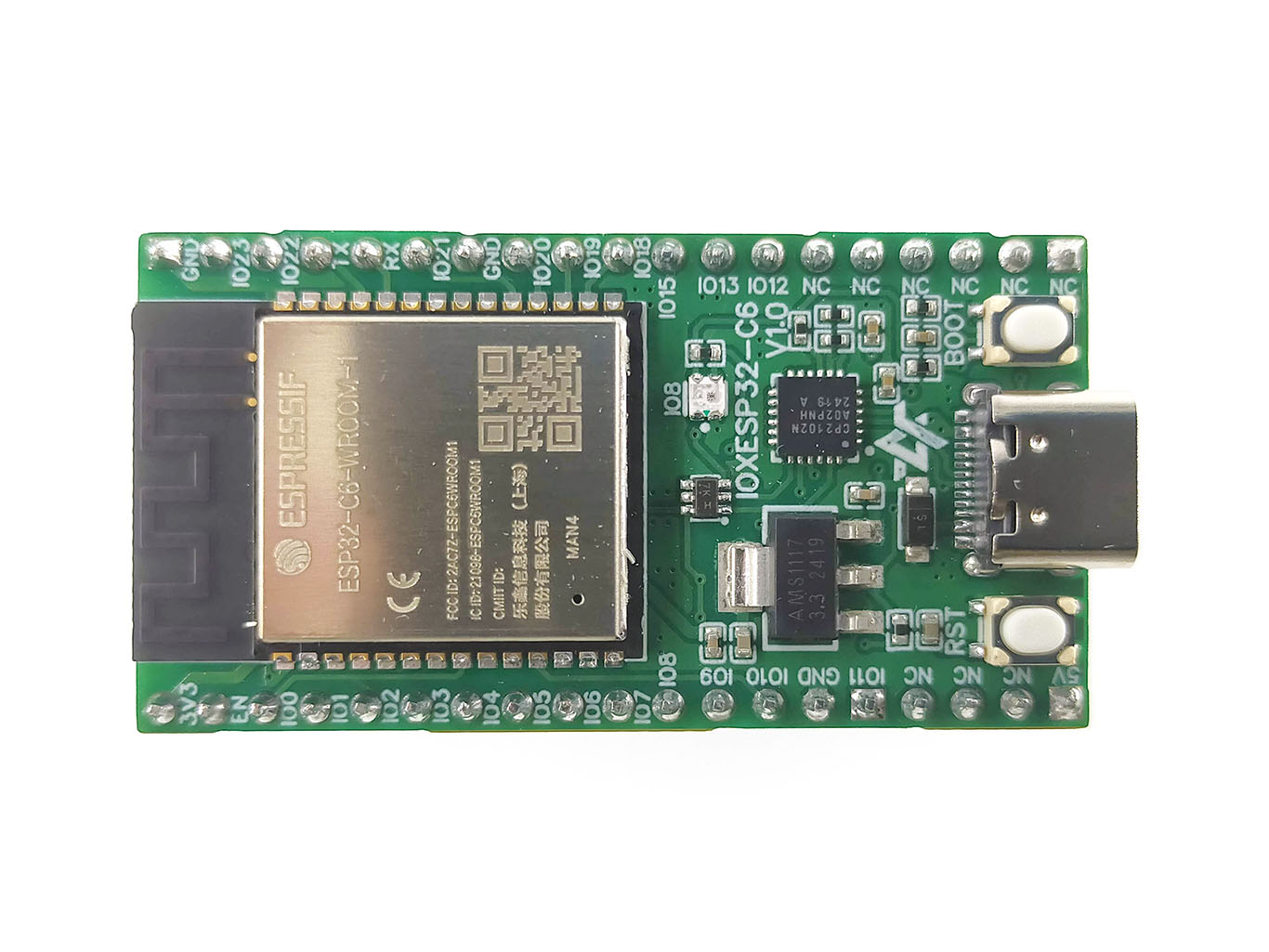 IOXESP32-C6 บอร์ด ESP32-C6 เชื่อมต่อ WiFi 6, Bluetooth 5, Thread/Zigbee - ArtronShop บอร์ด ...