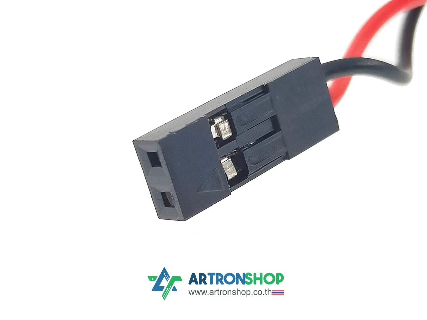 สายจั้มเมีย เมีย 2 เส้น ยาว 20 ซม Artronshop บอร์ดอิเล็กทรอนิกส์ Arduino Esp32 Esp8266