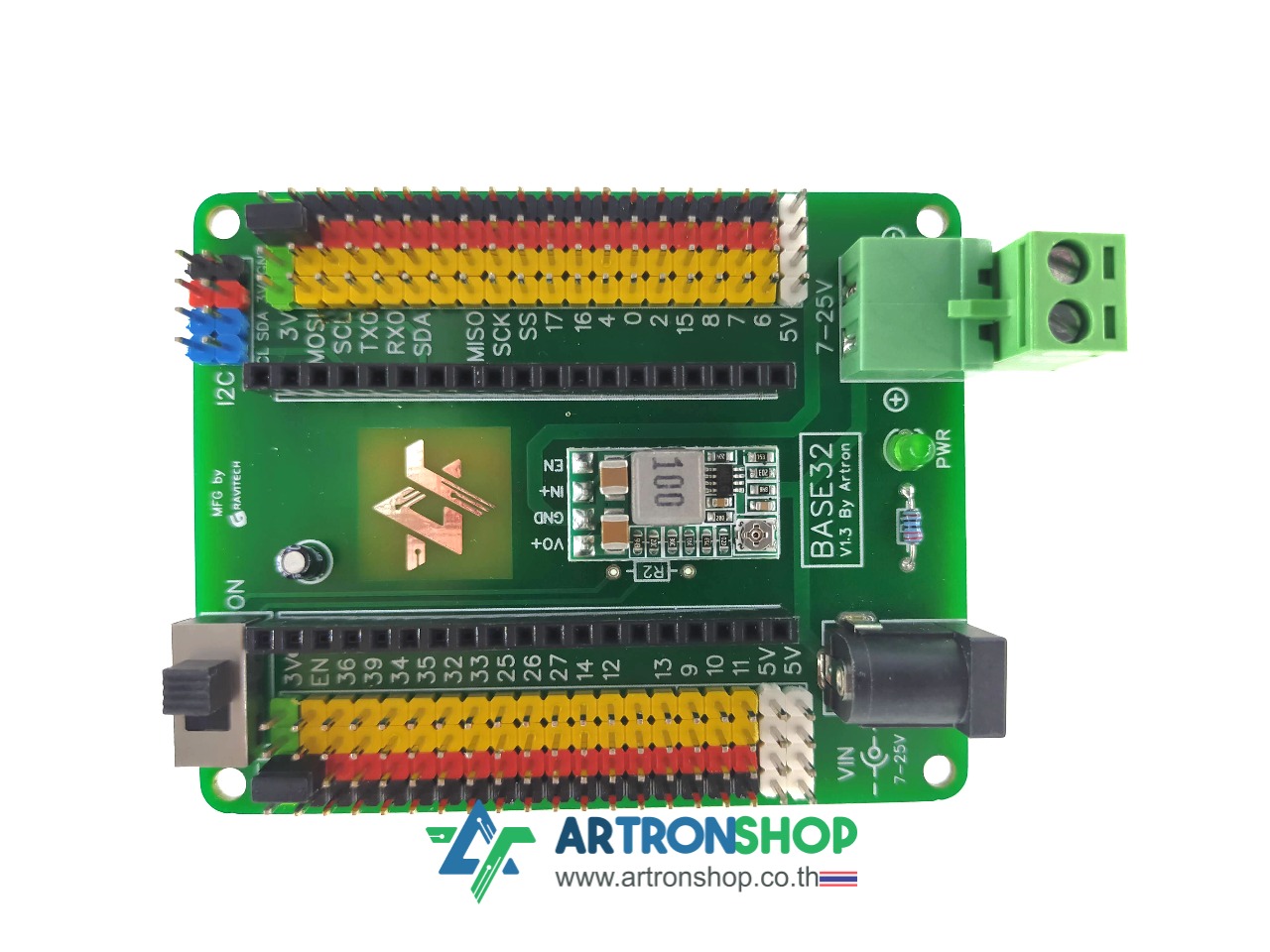 BASE32 บอร์ดขยายขาสำหรับบอร์ด ESP32 - ArtronShop บอร์ดอิเล็กทรอนิกส์ Arduino ESP32 ESP8266 ...