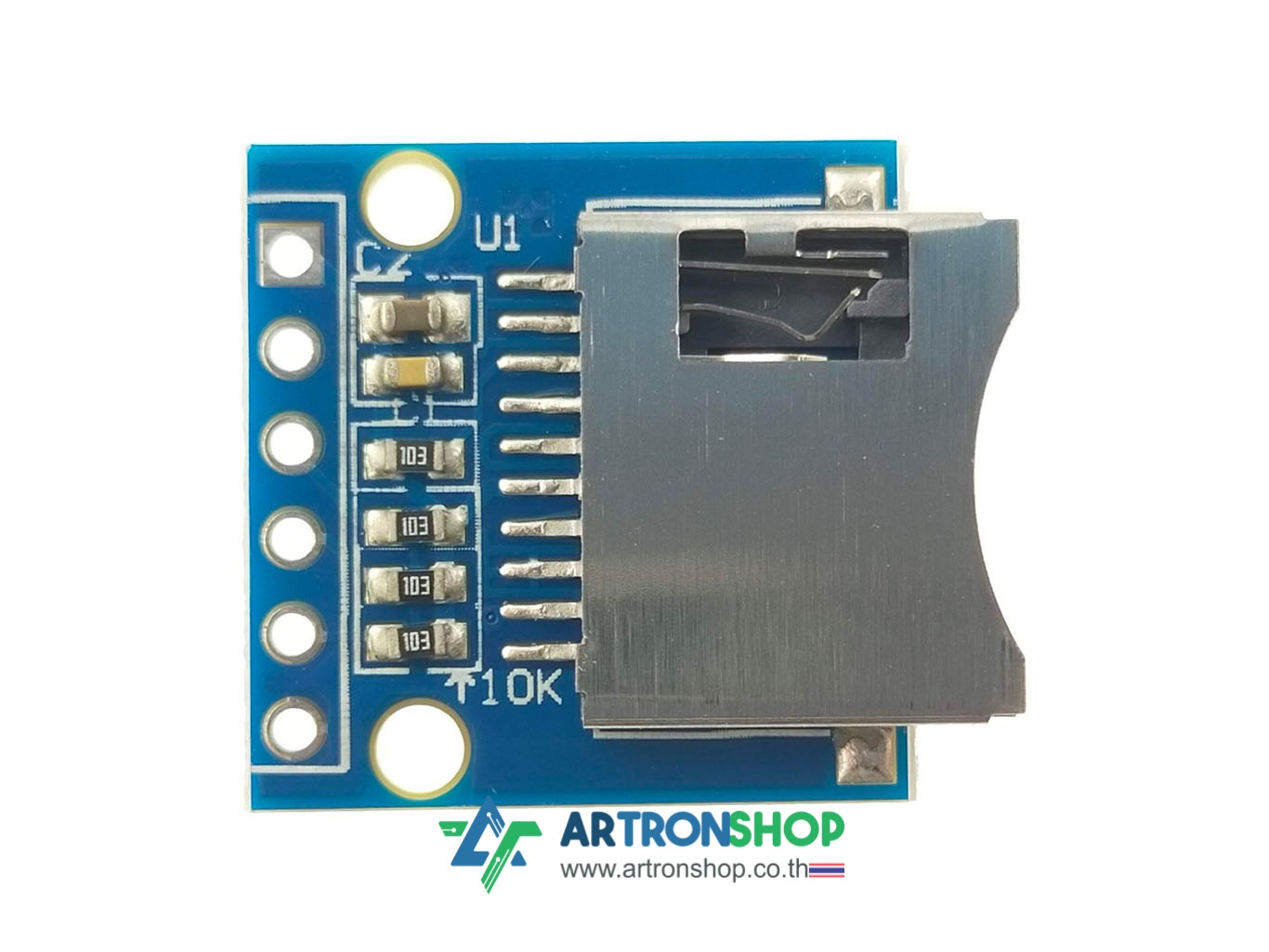 โมดูลอ่าน เขียน Microsd Card จิ๋ว Artronshop บอร์ดอิเล็กทรอนิกส์ Arduino Esp32 Esp8266