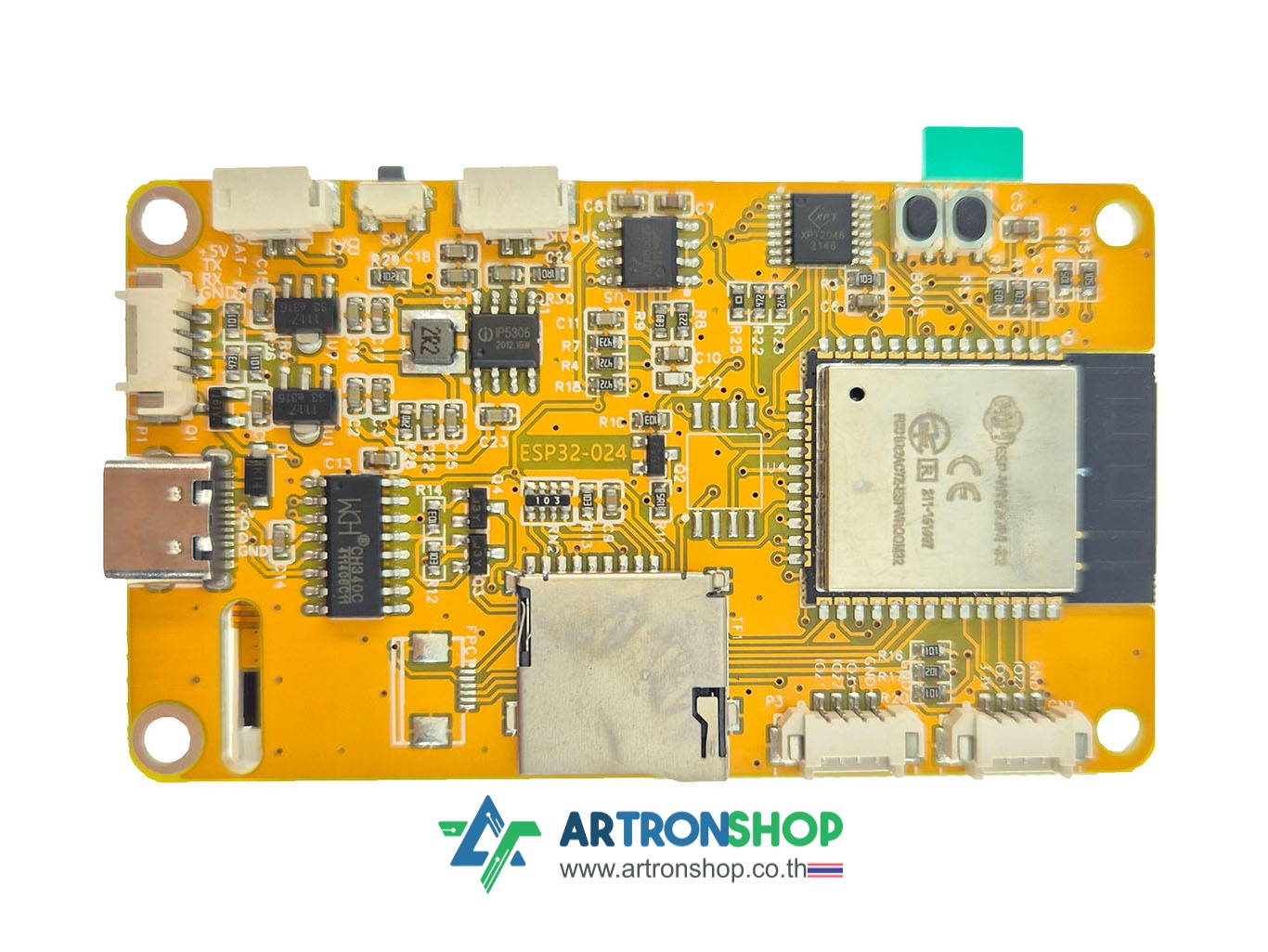 บอร์ด ESP32 พร้อมจอ 2.4 นิ้ว ทัช Resistive ESP32-024 - ArtronShop บอร์ดอิเล็กทรอนิกส์ Arduino ...