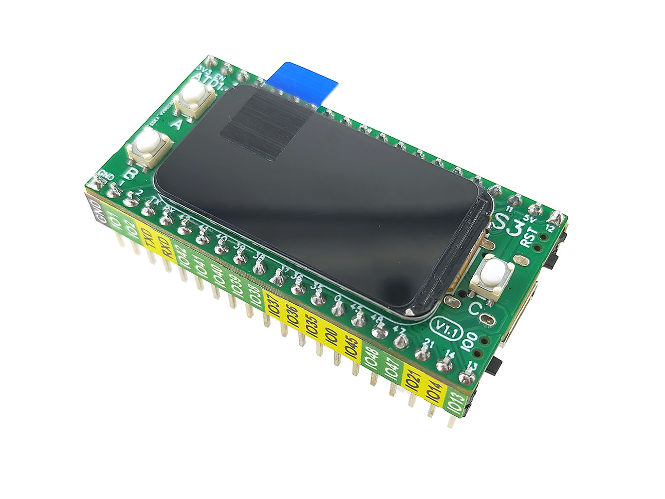 ATD1.47-S3 บอร์ด ESP32-S3 พร้อมจอ LCD 1.47 นิ้ว - ArtronShop บอร์ดอิเล็กทรอนิกส์ Arduino ESP32 ...