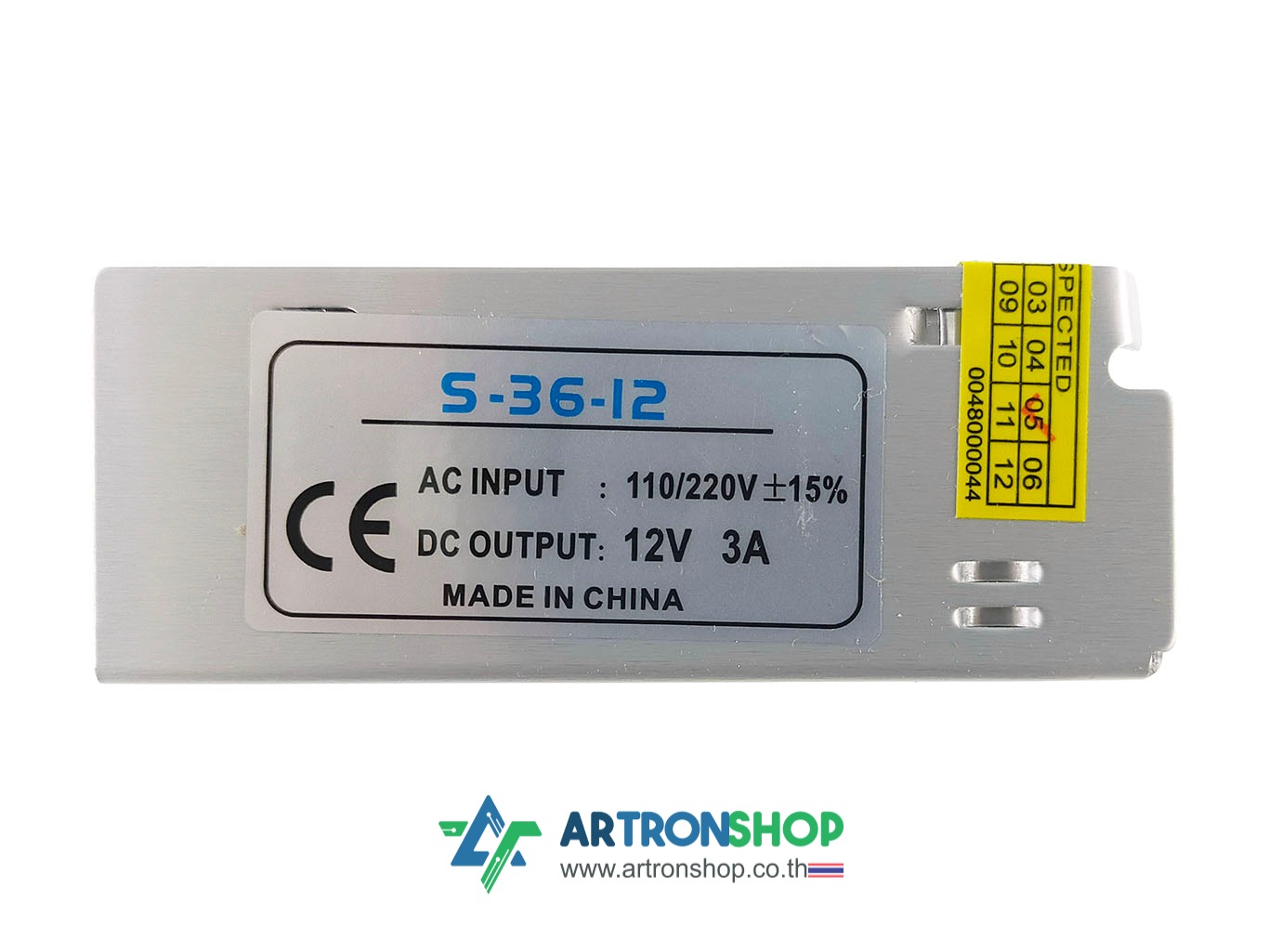 12V 3A 36W สวิตชิ่งเพาเวอร์ซัพพลาย 220V to 12V 3A - ArtronShop บอร์ดอิเล็กทรอนิกส์ Arduino ESP32 ...