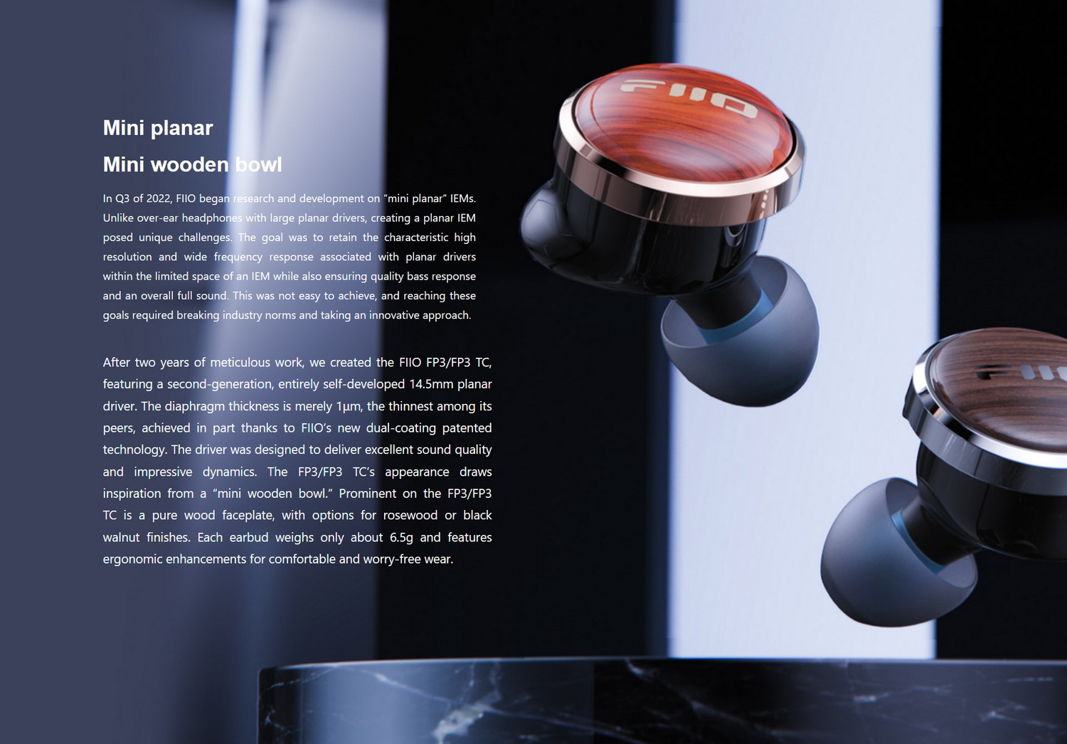 FiiO FP3 หูฟัง IEMs ไดรเวอร์ Planar 14.5 มม. รุ่นที่สองที่พัฒนาขึ้นเอง ประกันศูนย์ไทย - หูฟัง ...