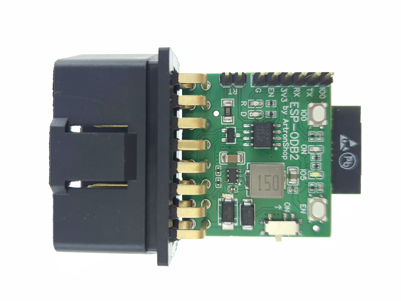 ESP-OBD2 บอร์ด ESP32 เชื่อมต่อ OBD2 CAN Bus - ArtronShop บอร์ดอิเล็กทรอนิกส์ Arduino ESP32 ...