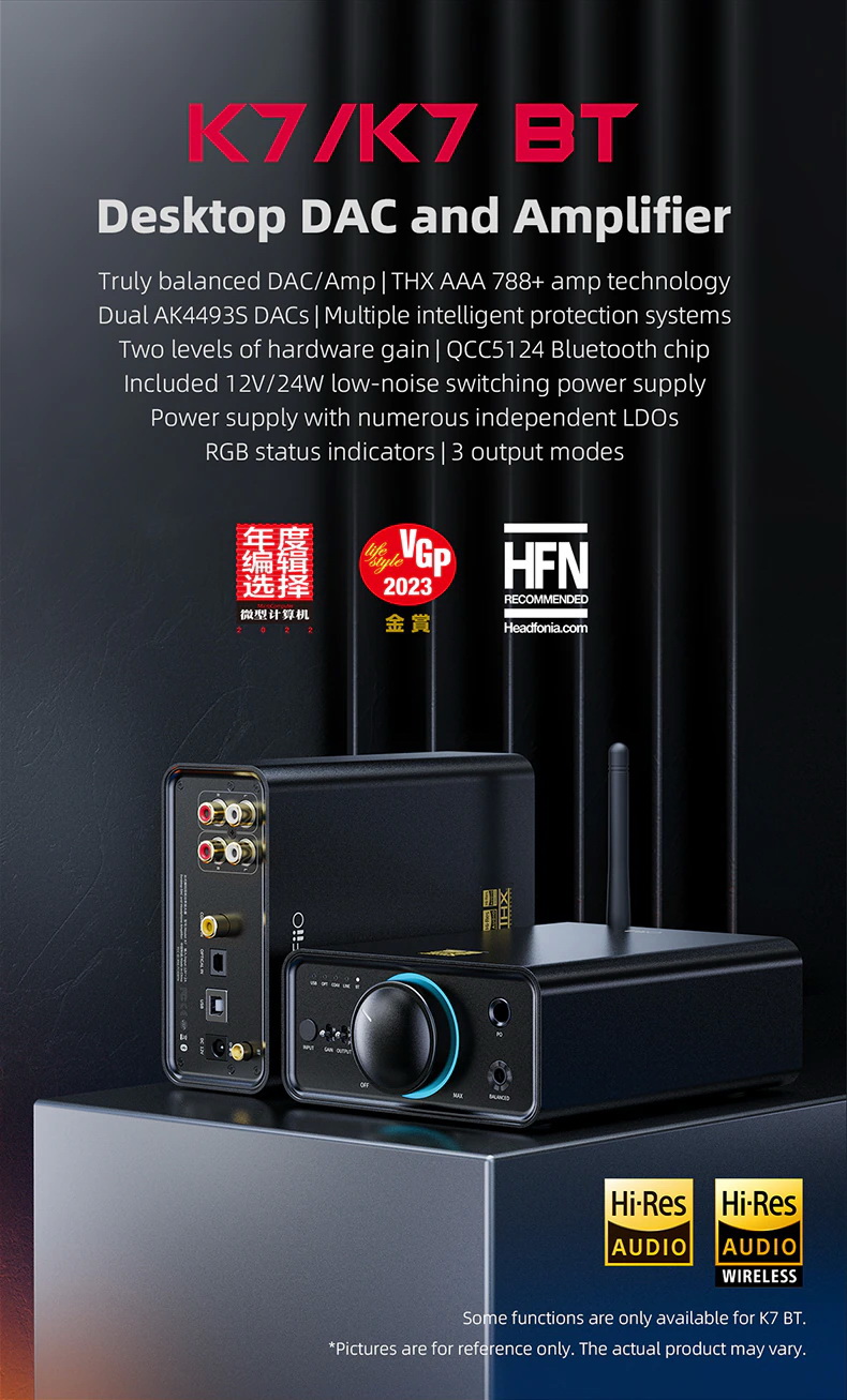 FiiO K7 BT True balanced Bluetooth DAC/Amp ตั้งโต๊ะ กำลังขับสูง ประกันศูนย์ไทย - หูฟัง ขายหูฟัง ...