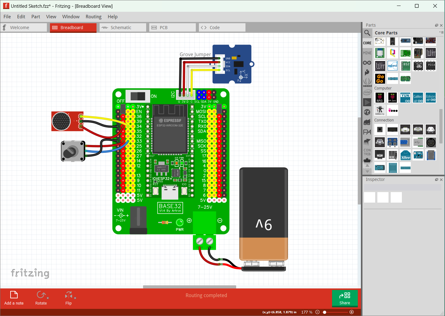 BASE32 บอร์ดขยายขาสำหรับบอร์ด ESP32 - ArtronShop บอร์ดอิเล็กทรอนิกส์ Arduino ESP32 ESP8266 ...