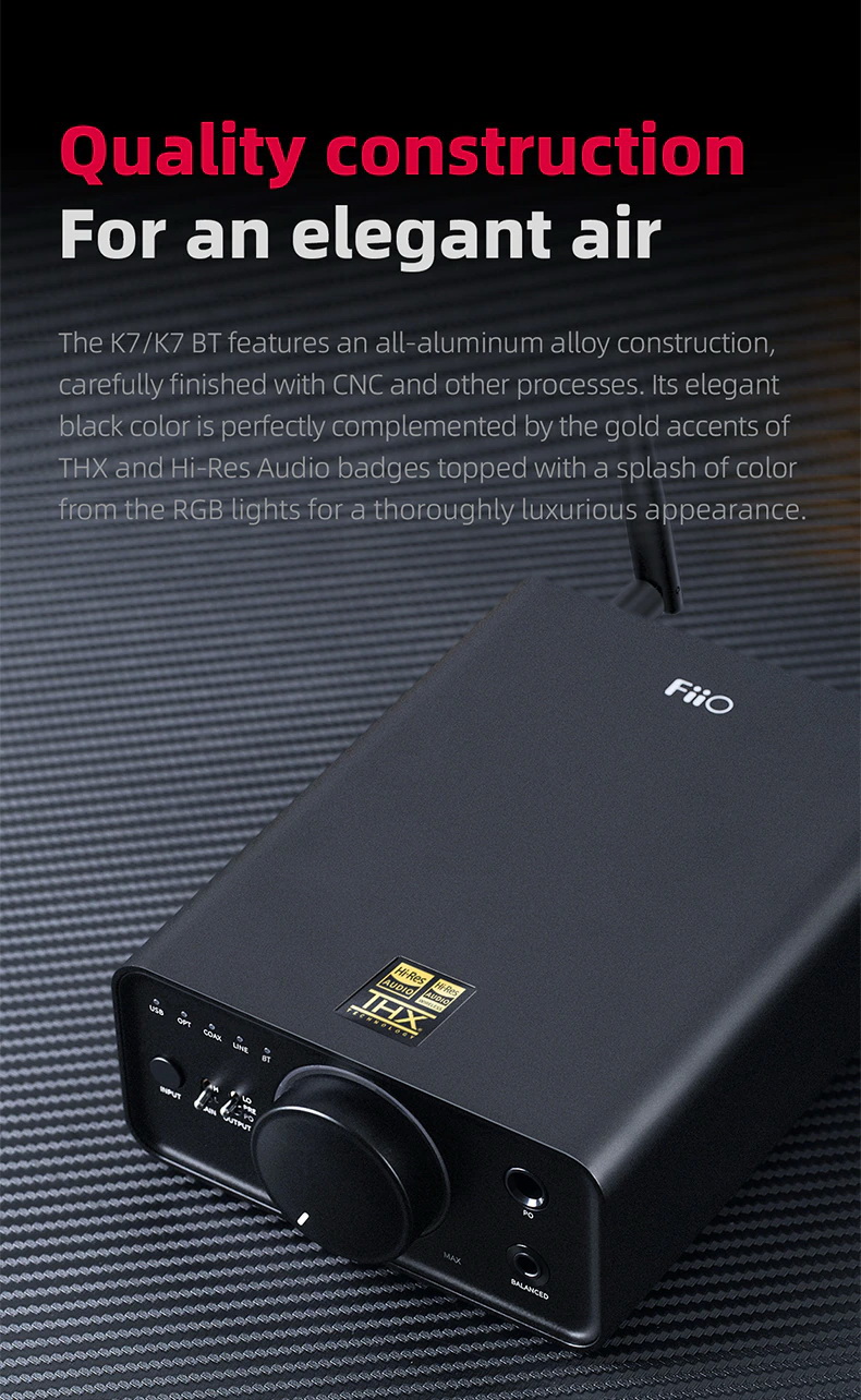 FiiO K7 BT True balanced Bluetooth DAC/Amp ตั้งโต๊ะ กำลังขับสูง ประกันศูนย์ไทย - หูฟัง ขายหูฟัง ...