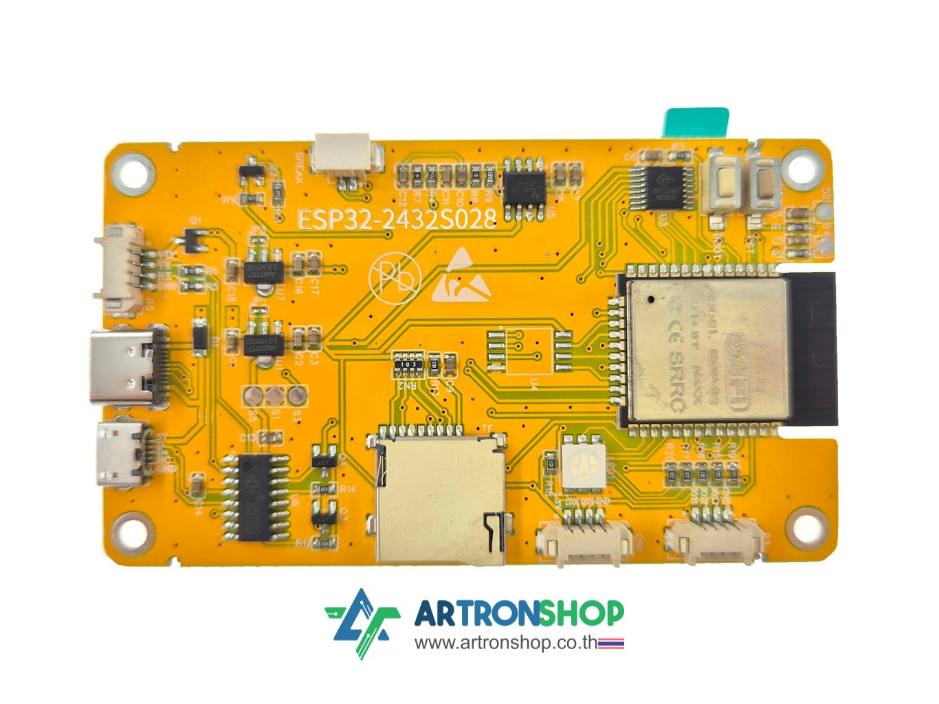 บอร์ด ESP32 พร้อมจอ 2.8 นิ้ว ทัช Resistive ESP32-2432S028R - ArtronShop บอร์ดอิเล็กทรอนิกส์ ...