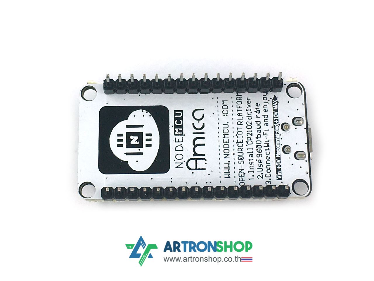 NodeMCU ESP8266 V2 CP2102 WIFI IoT development board based - ArtronShop บอร์ดอิเล็กทรอนิกส์ ...