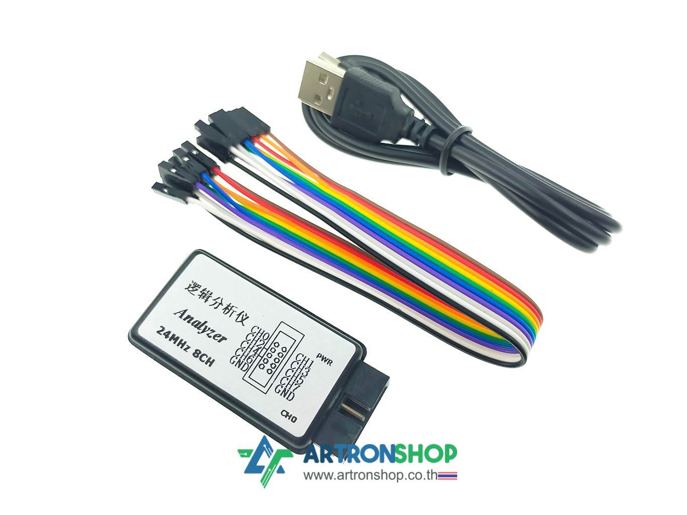 USB Logic Analyzer เครื่องวิเคราะห์สัญญาณดิจิทัล - ArtronShop บอร์ดอิเล็กทรอนิกส์ Arduino ESP32 ...