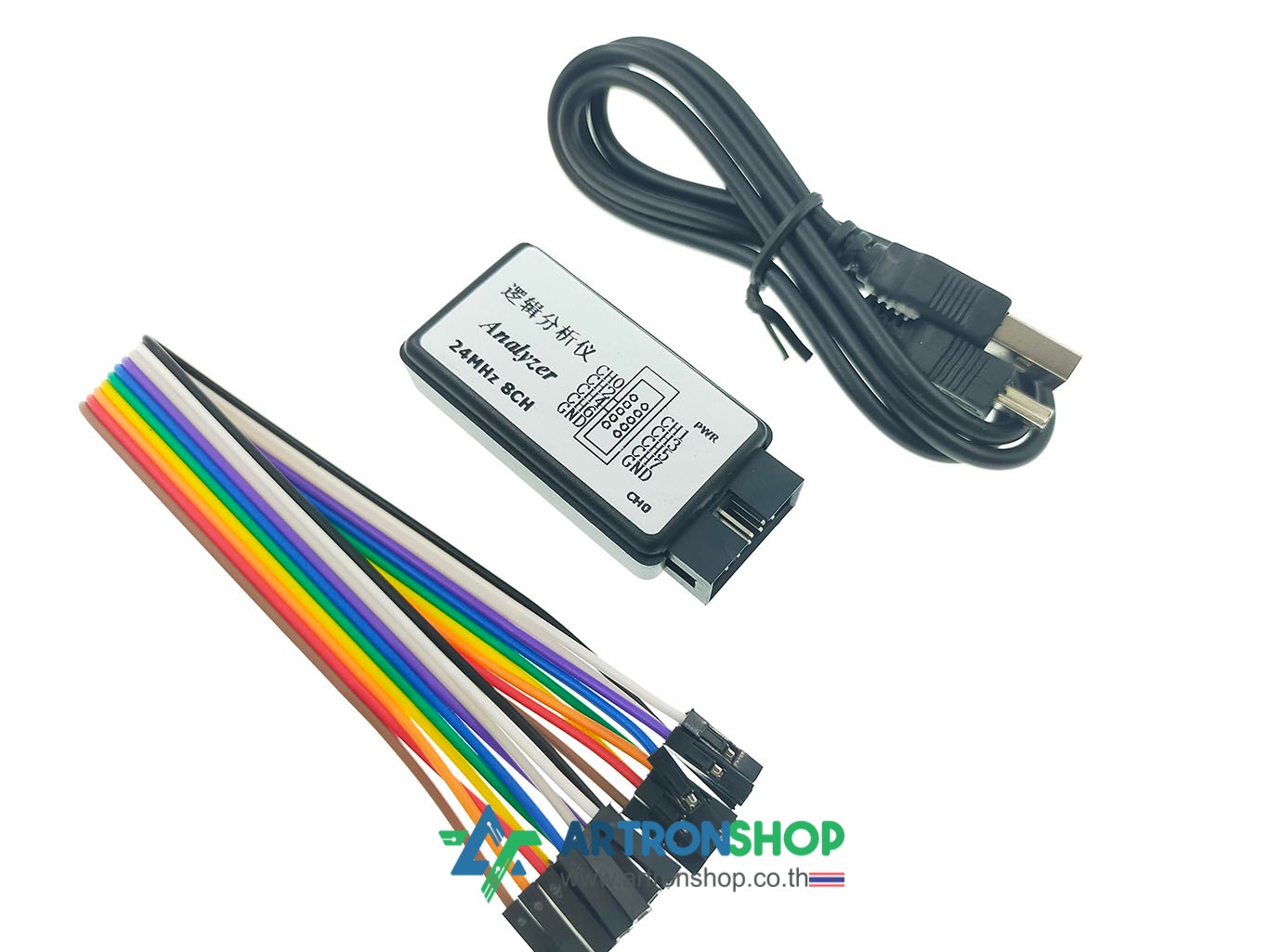 USB Logic Analyzer เครื่องวิเคราะห์สัญญาณดิจิทัล - ArtronShop บอร์ดอิเล็กทรอนิกส์ Arduino ESP32 ...