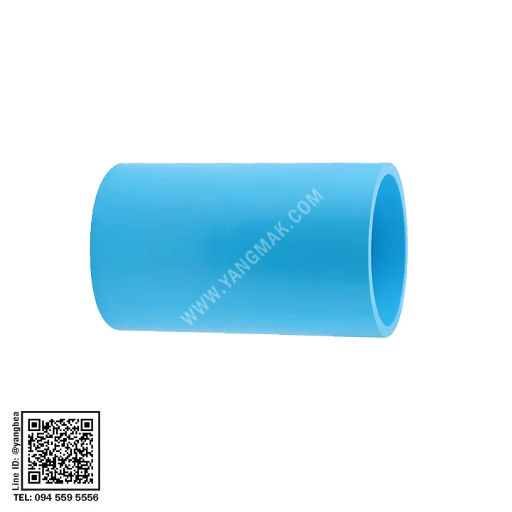 ข้อต่อตรง PVC แบบหนา 3 นิ้ว (80 มม.) สีฟ้า SCG รุ่น SOCKET-WS B80 SCG - บริษัท ยังเบี๊ยะ จำกัด