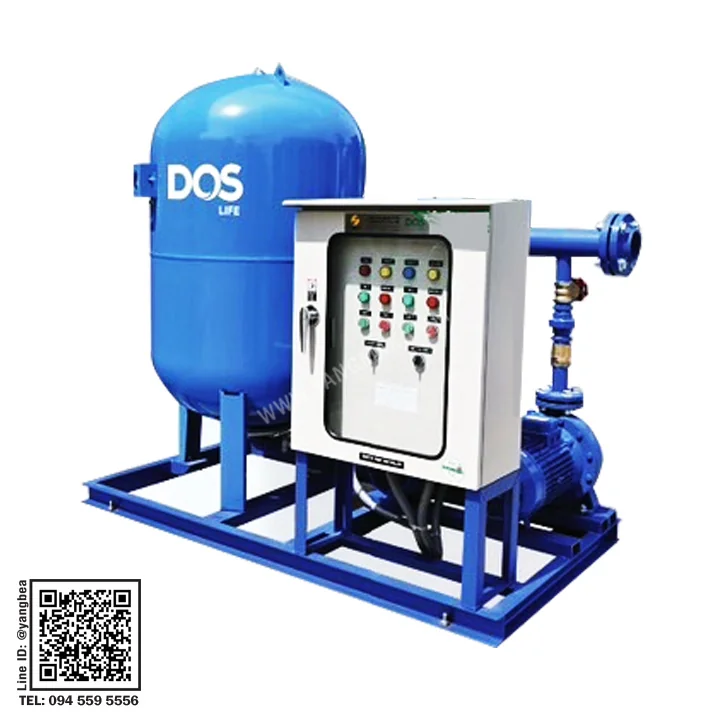 บูสเตอร์ปั๊ม DOS 3 แรงม้า รุ่น DBP-D CMB3.00T,380V,T500 - บริษัท ยังเบี๊ยะ จำกัด