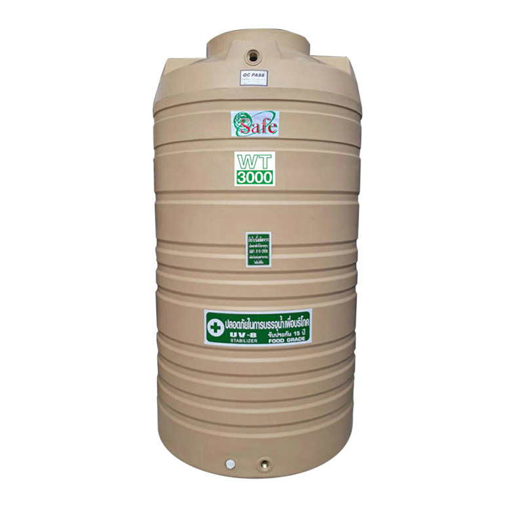 แทงค์น้ำ ถังเก็บน้ำบนดิน PE 3000 ลิตร Safe รุ่น WT3000CM - บริษัท ยังเบี๊ยะ จำกัด