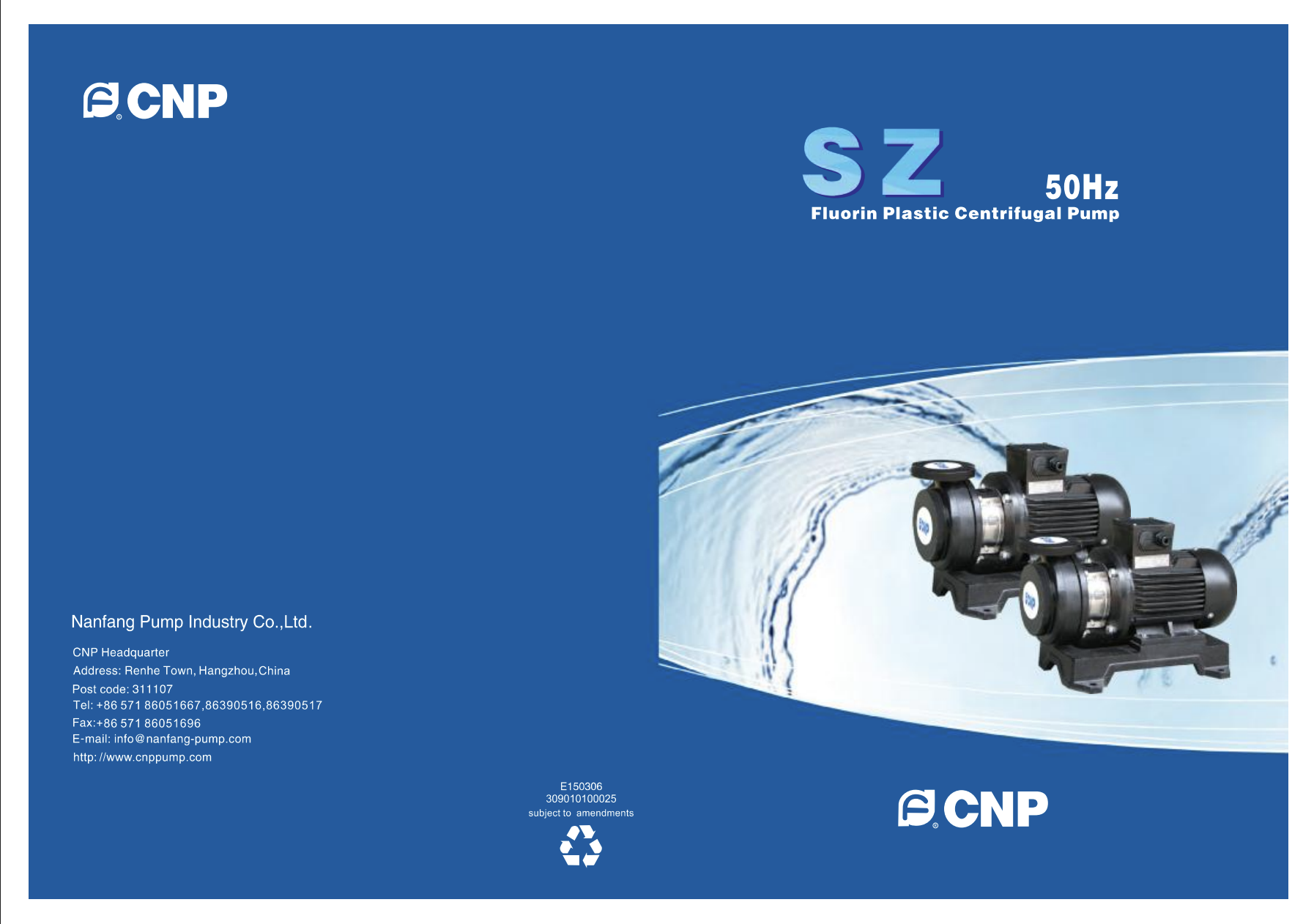 CNP รุ่น SZ series - BESTPUMP-CENTER (By Bestpump-Thailand)