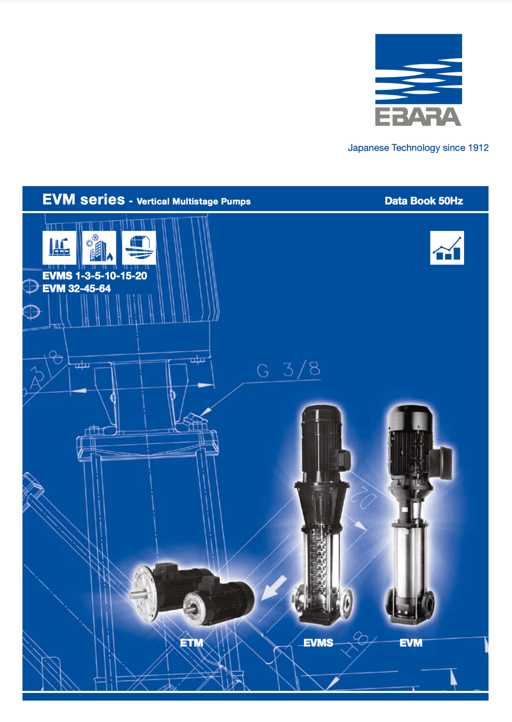 EBARA รุ่น EVM/EVMS series - BESTPUMP-CENTER (By Bestpump-Thailand)