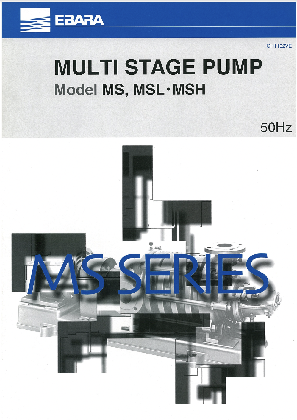 EBARA รุ่น MS series (ขนาดท่อออก 4 นิ้ว) - BESTPUMP-CENTER (By Bestpump-Thailand)