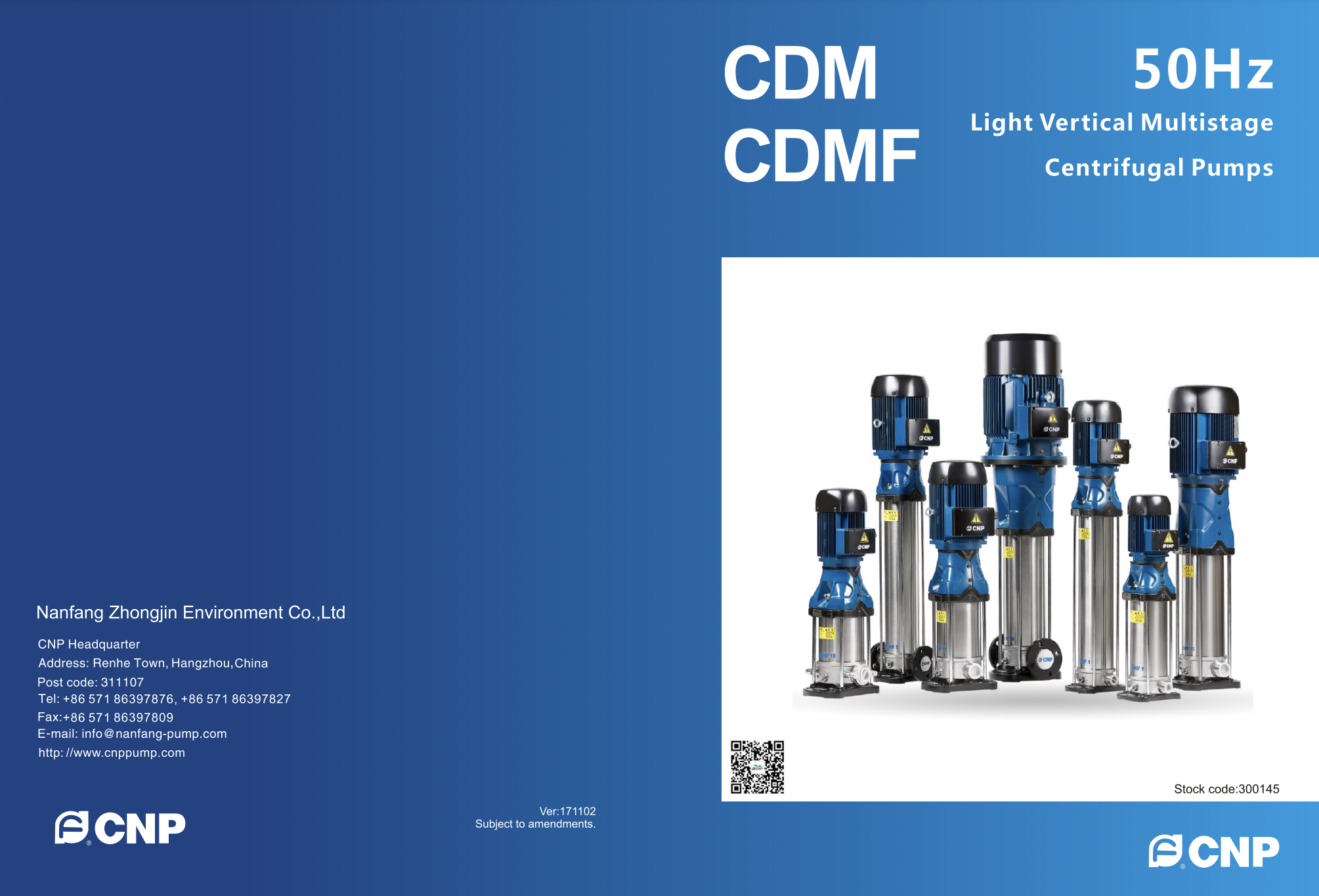 CNP รุ่น CDM/CDMF-3 series - BESTPUMP-CENTER (By Bestpump-Thailand)