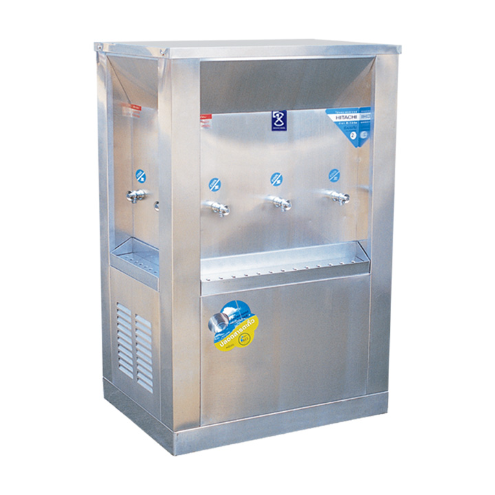 ตู้กดน้ำเย็นสแตนเลส แบบต่อท่อ 3 หน้า 7 ก๊อก MAXCOOL รุ่น MC-OS3 - บริษัท ยังเบี๊ยะ จำกัด