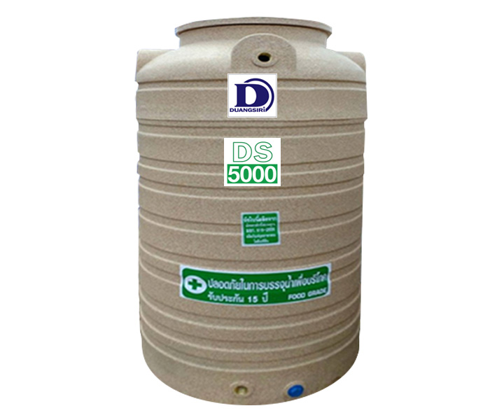 แทงค์น้ำ ถังเก็บน้ำบนดิน PE 5000 ลิตร Duangsiri รุ่น GNDS5000SA - บริษัท ยังเบี๊ยะ จำกัด